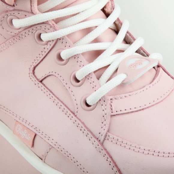 Buffalo London | Shoes | Buffalo London Towers High Pink Leather ...